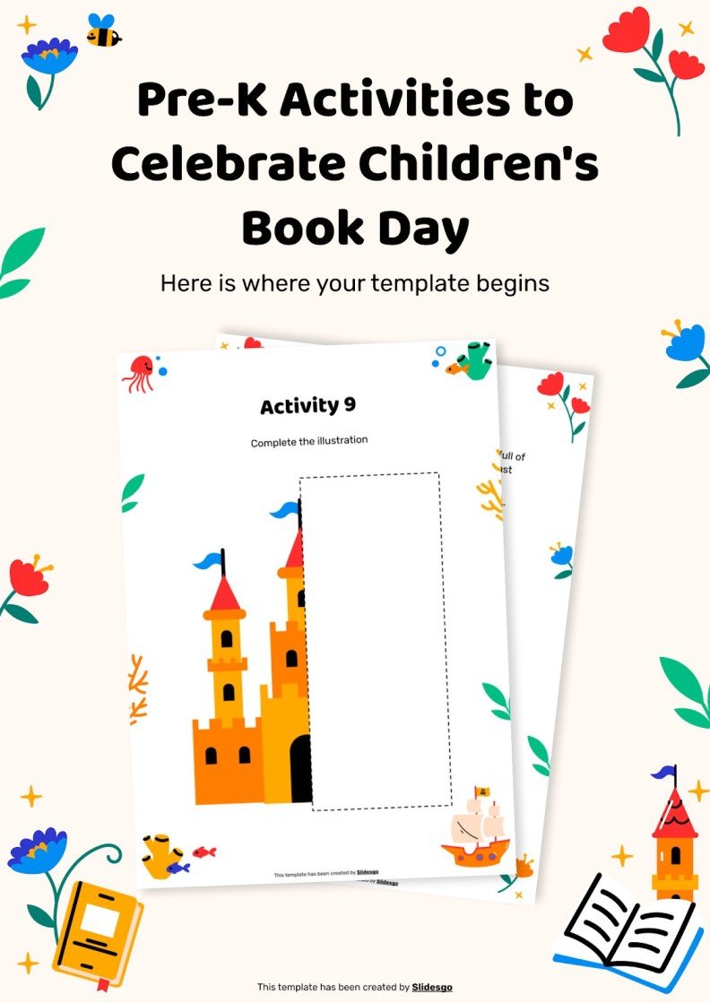 Pre-K Activities to Celebrate Children's Book Day