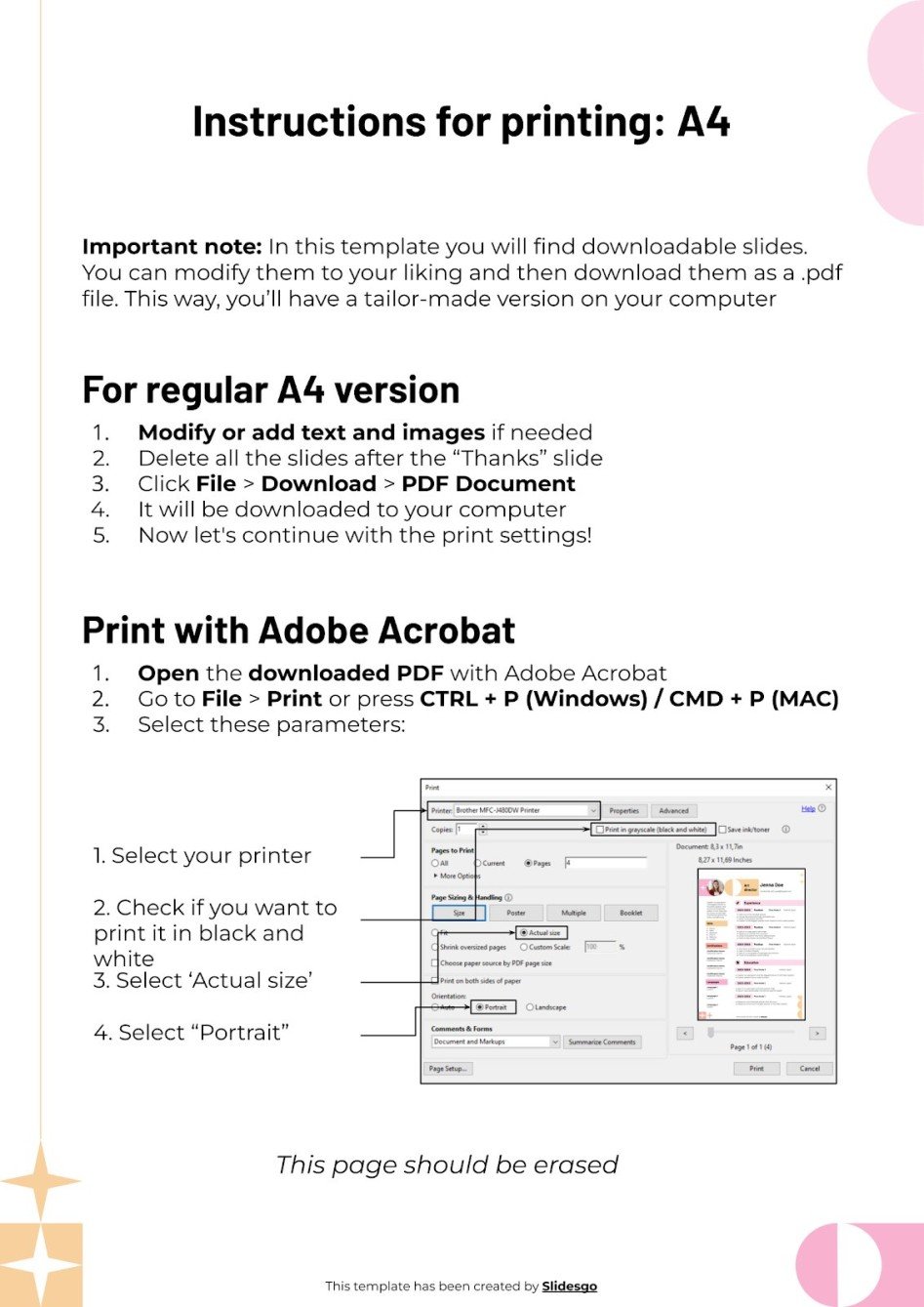 Trendy Style CV Presentation