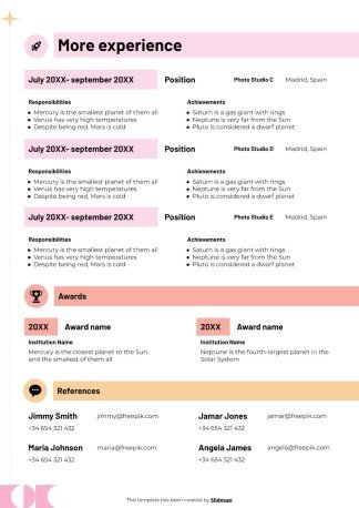 Trendy Style CV Presentation