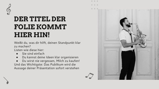 Classical Music Newsletter Presentation