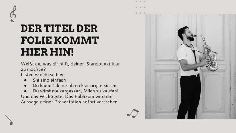 Classical Music Newsletter Presentation