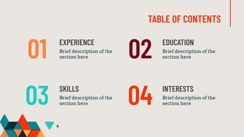 My Creative Resume Google Slides and PowerPoint Template