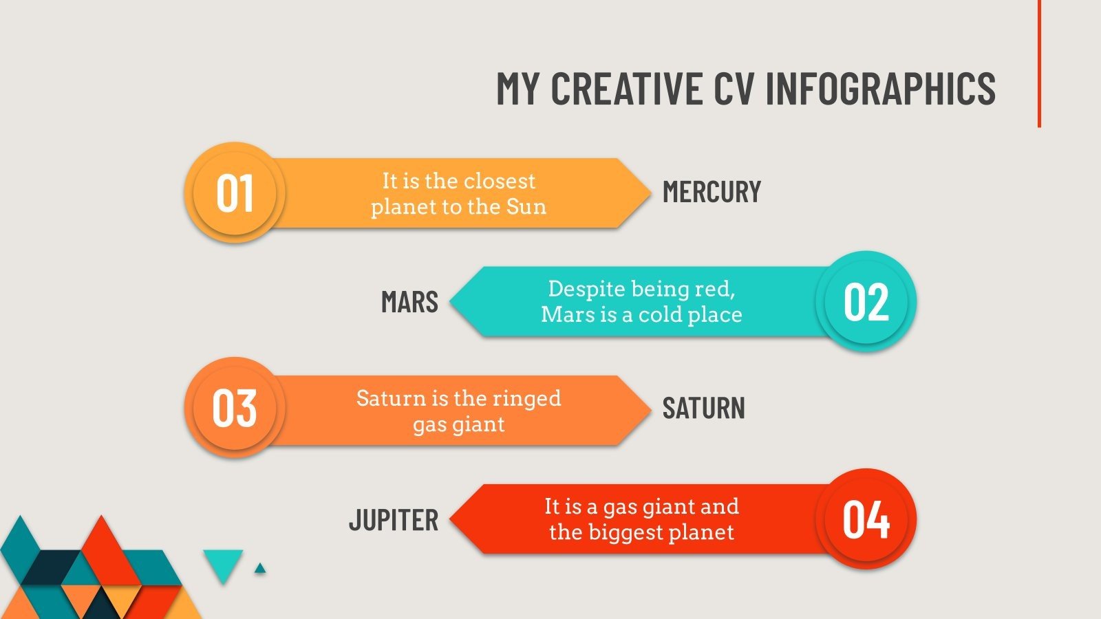 My Creative Resume Infographics | Google Slides & PPT template