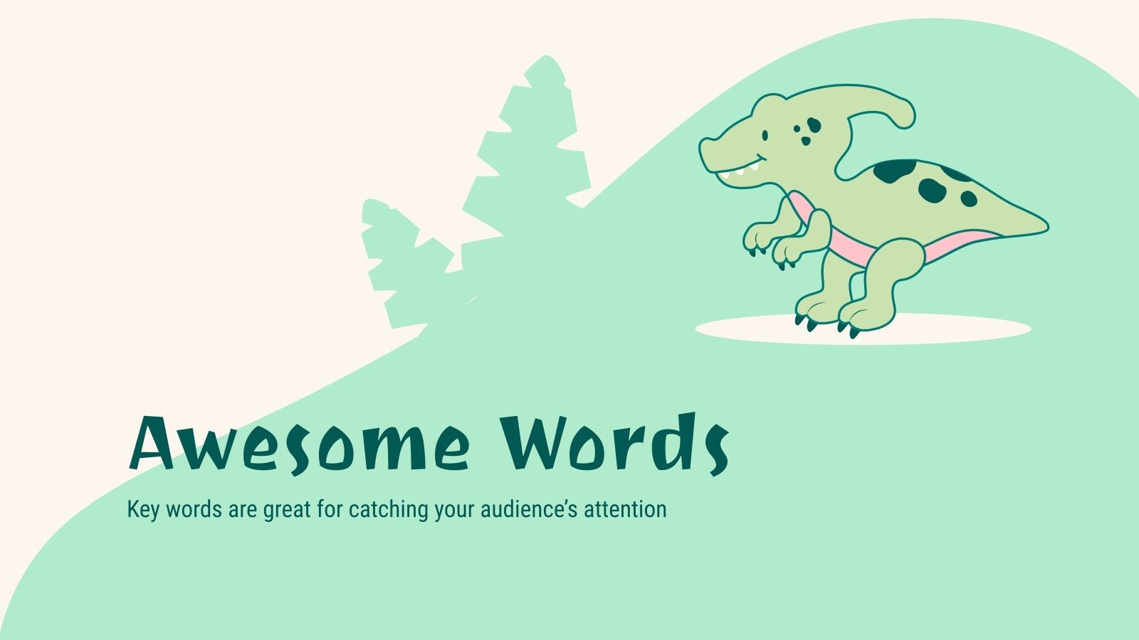 Dinosaur Birthday Google Slides and PowerPoint presentation