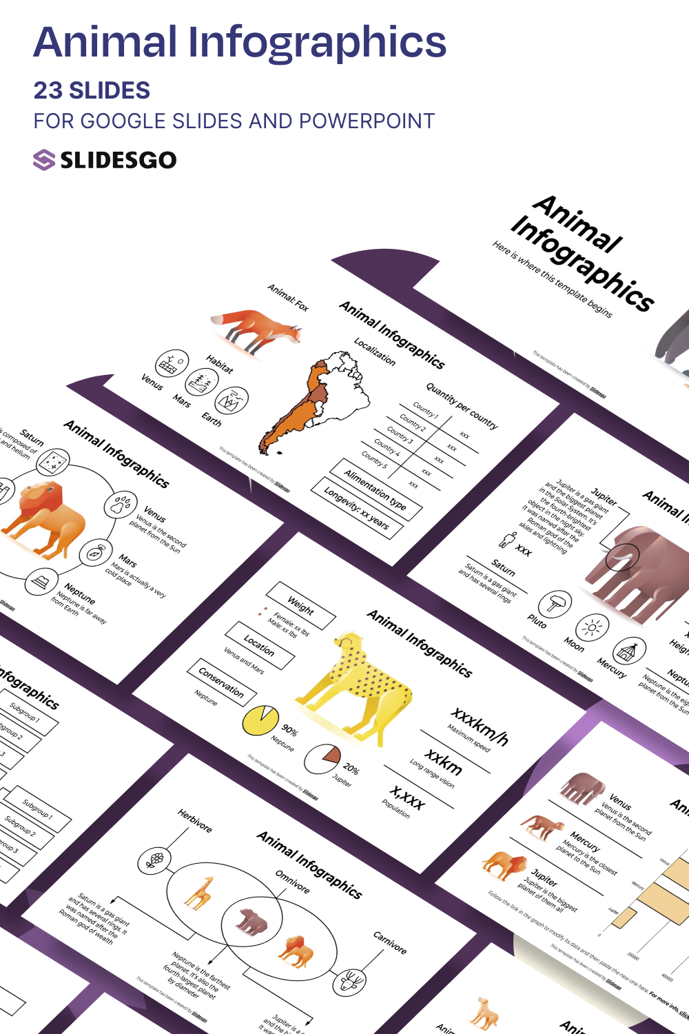 Animal Infographics Template