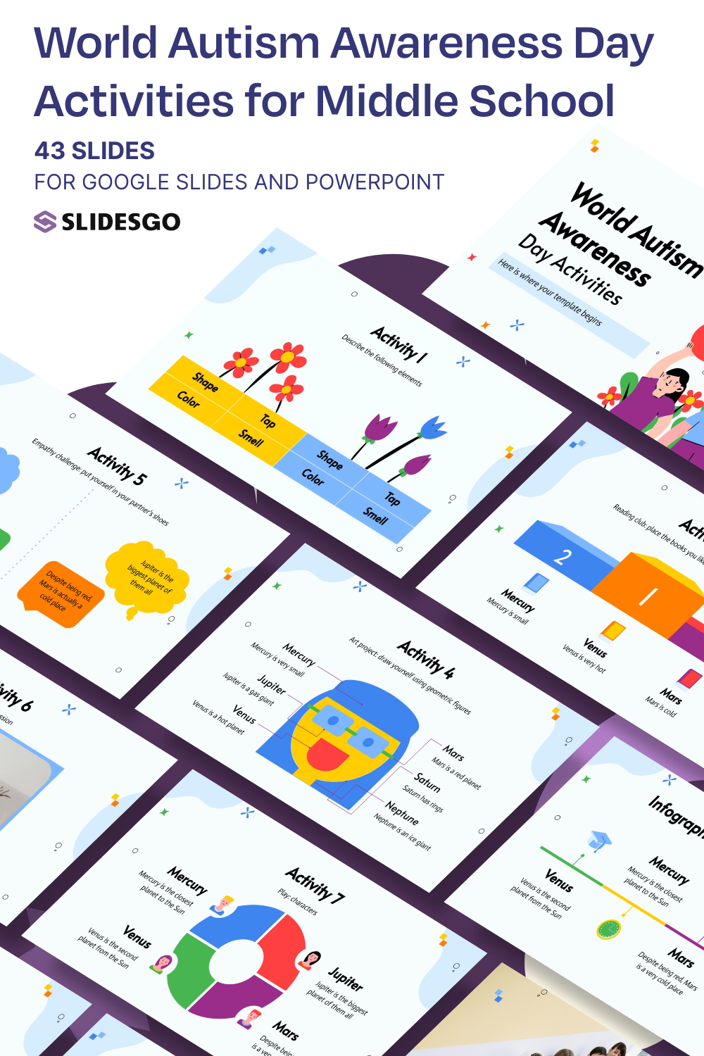 World Autism Awareness Day Activities for Middle School