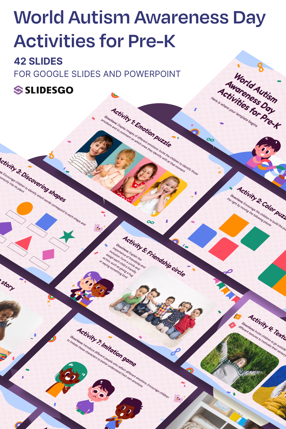 World Autism Awareness Day Activities for Pre-K Presentation