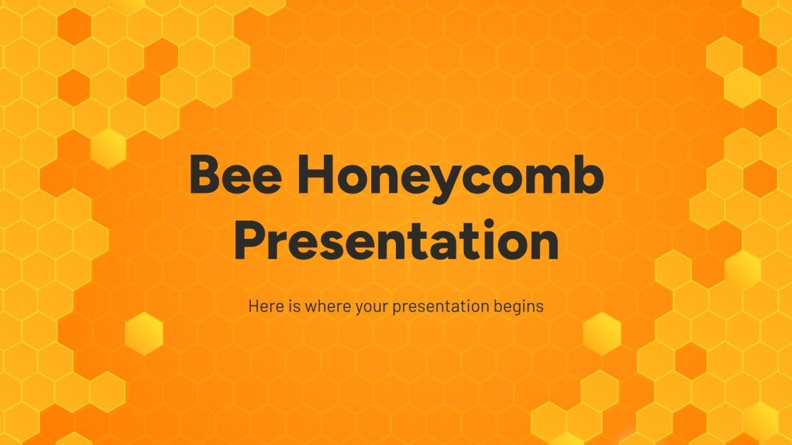 Bee Honeycomb Pattern Presentation