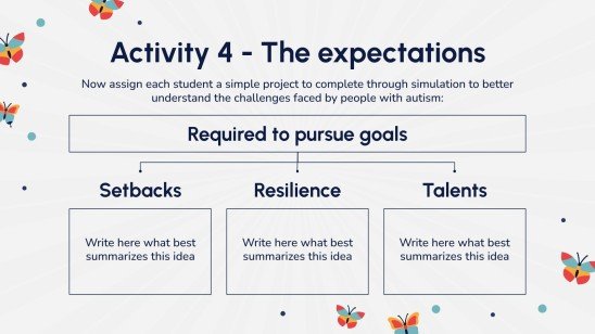 World Autism Awareness Day Activities for High School