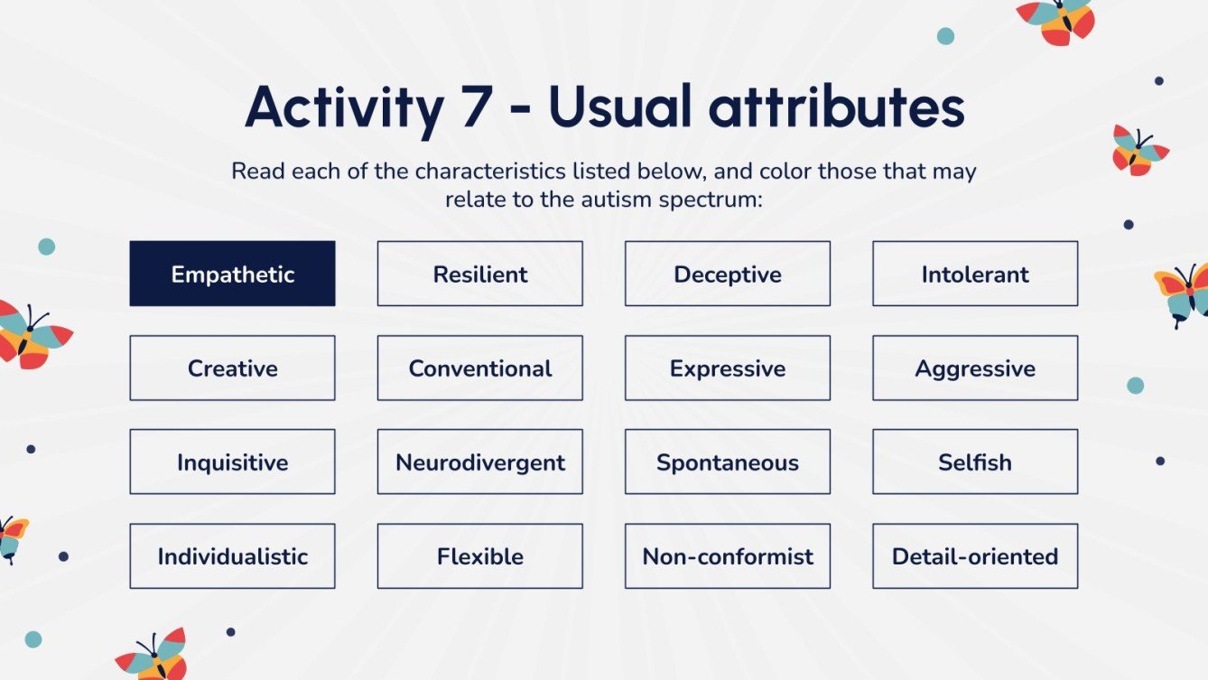 World Autism Awareness Day Activities for High School