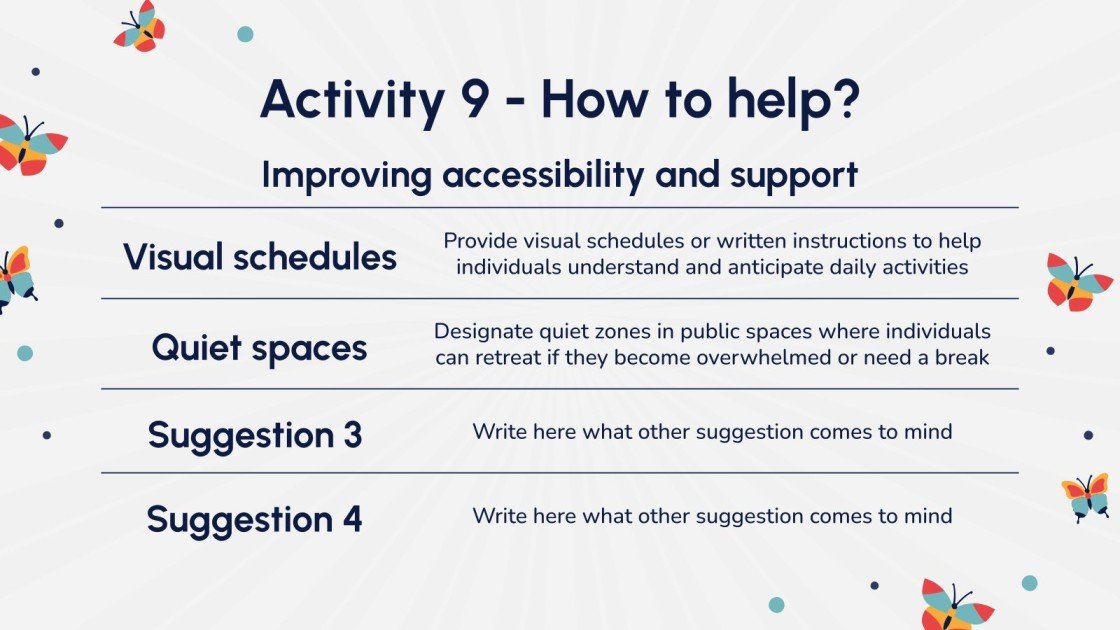 World Autism Awareness Day Activities for High School