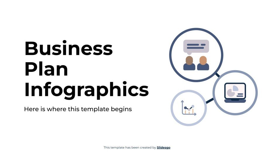 Plantilla Infografías para planes de negocios