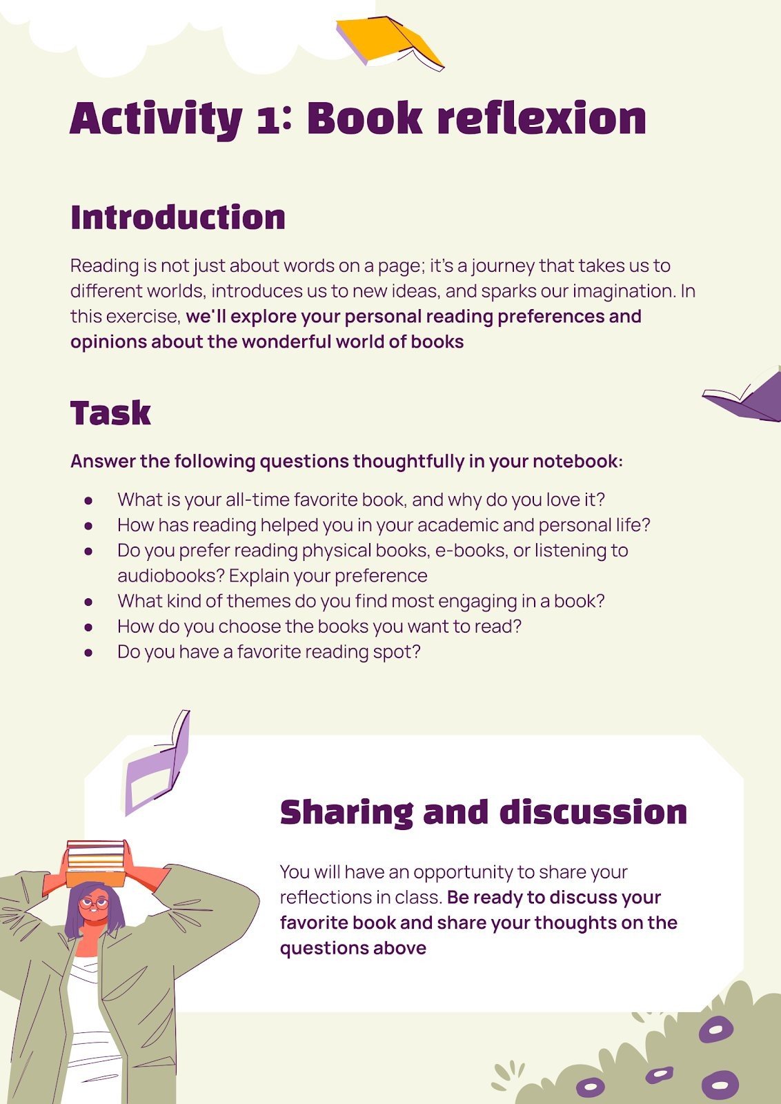 Middle School Activities to Celebrate Children's Book Day