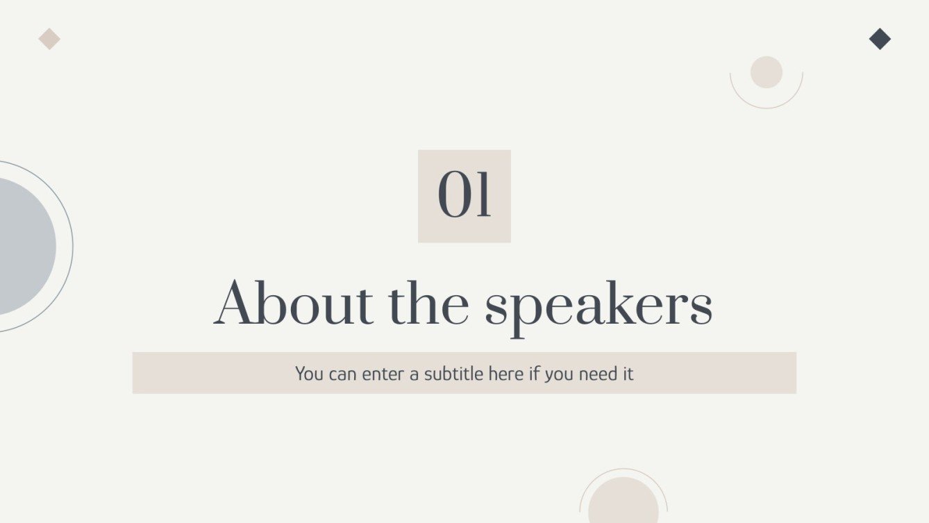 Simple Conference Style Presentation