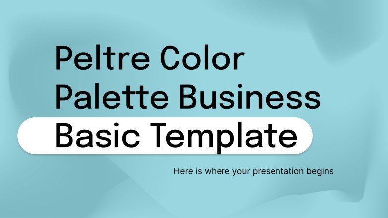 Peltre Color Palette Business Basic Template Presentation