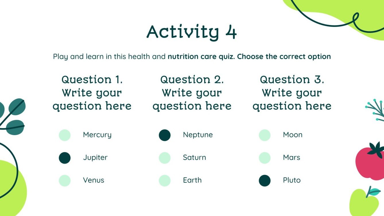 World Health Day Activities for Elementary Presentation