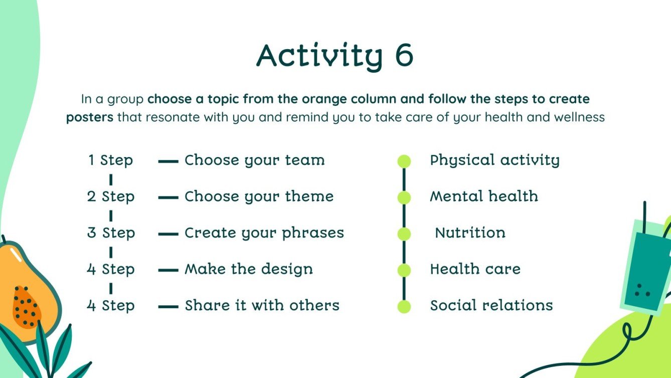 World Health Day Activities for Elementary Presentation