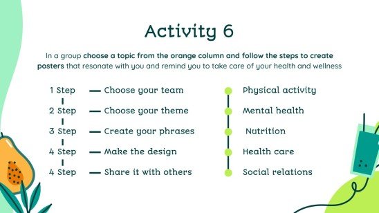 World Health Day Activities for Elementary Presentation