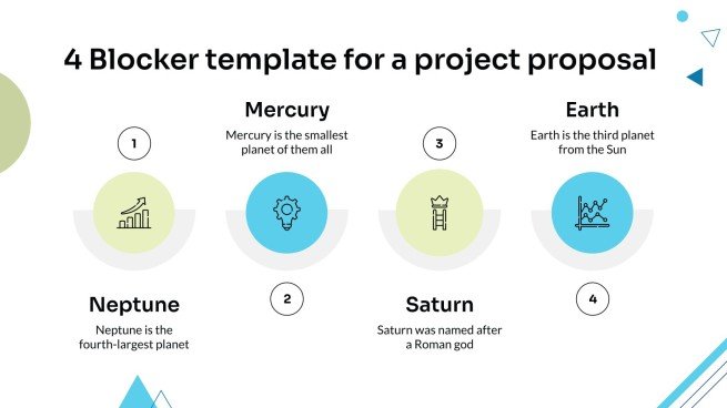4 Blocker Template for a Project Proposal Presentation