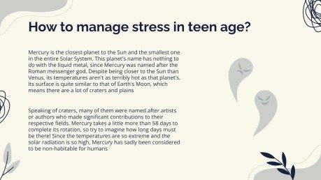 Teen Stress Management Presentation