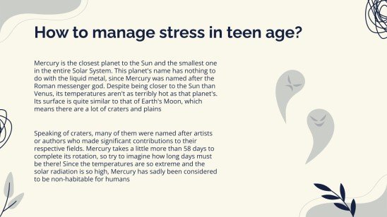 Teen Stress Management Presentation
