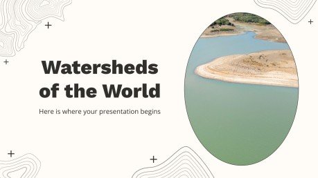 Plantillas gratuitas de Google Slides y PowerPoint sobre ríos