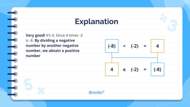 Dividing Integers Presentation
