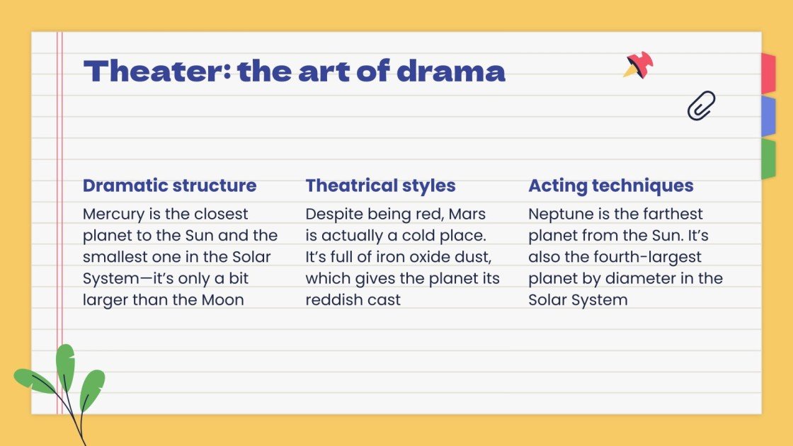 Performing Arts Presentation