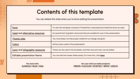 Vibrant Orange Shapes Portfolio Presentation
