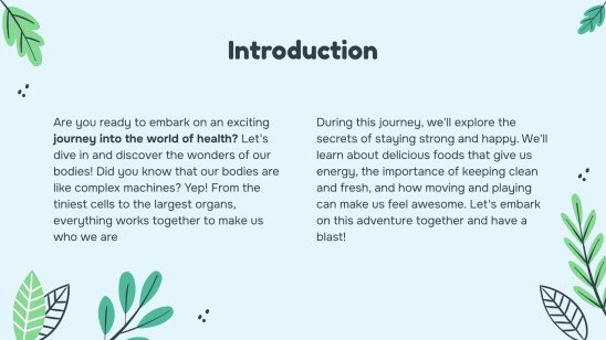 World Health Day Activities for Elementary Presentation