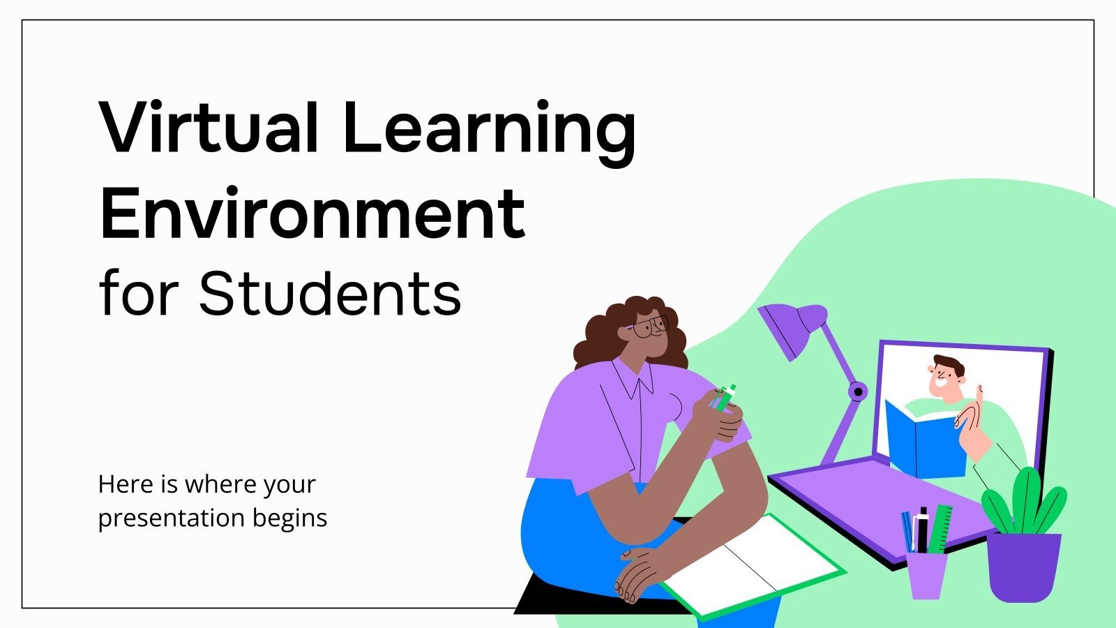 Virtual Learning Environment for Students Presentation