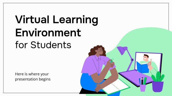 Virtual Learning Environment for Students Presentation