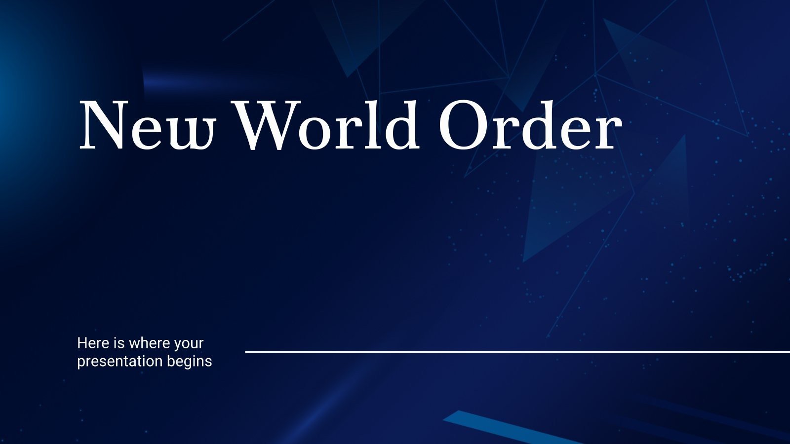 New World Order Presentation