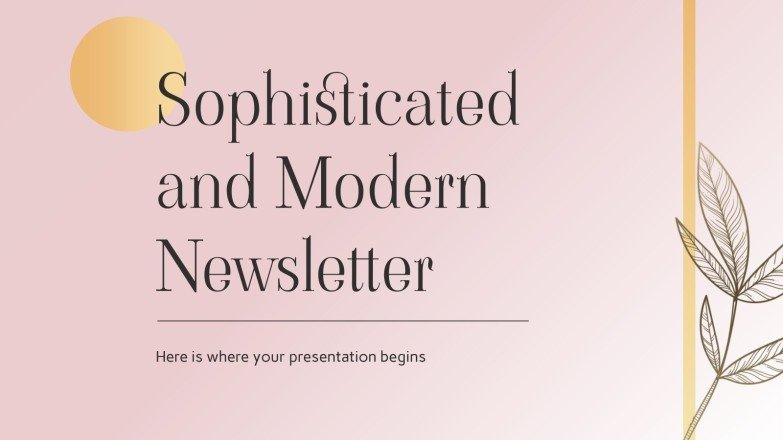 Free Newsletter Google Slides themes and PowerPoint templates