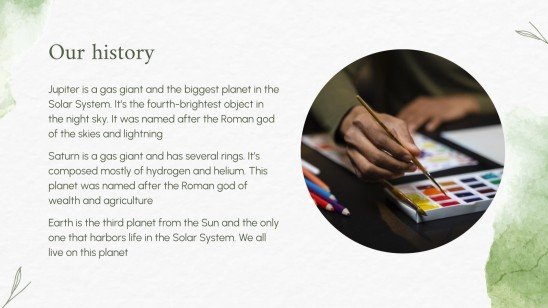 Watercolor Conference Style Presentation