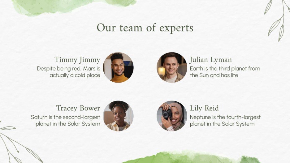 Watercolor Conference Style Presentation