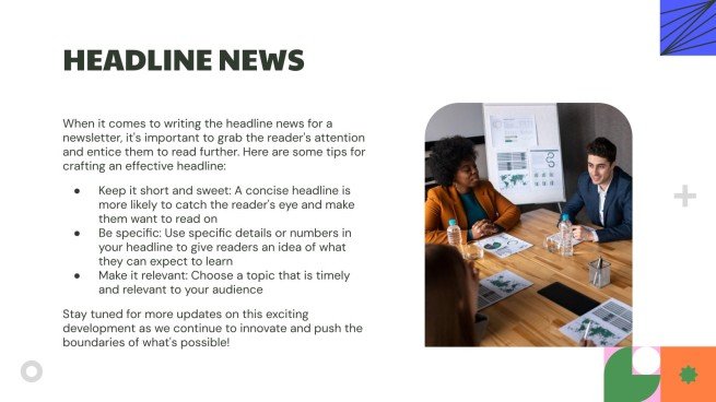 Corporate Event Invitation Newsletter Presentation