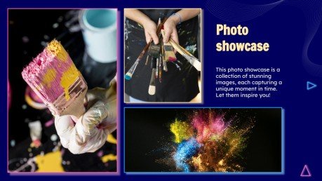 Neon Vibes Palette Portfolio Presentation