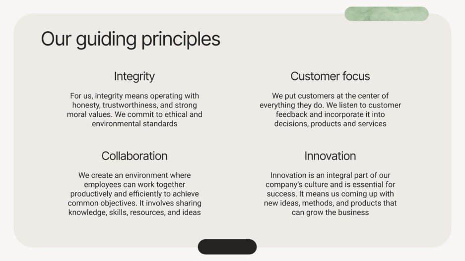 Design Inspiration Marketing Plan Presentation