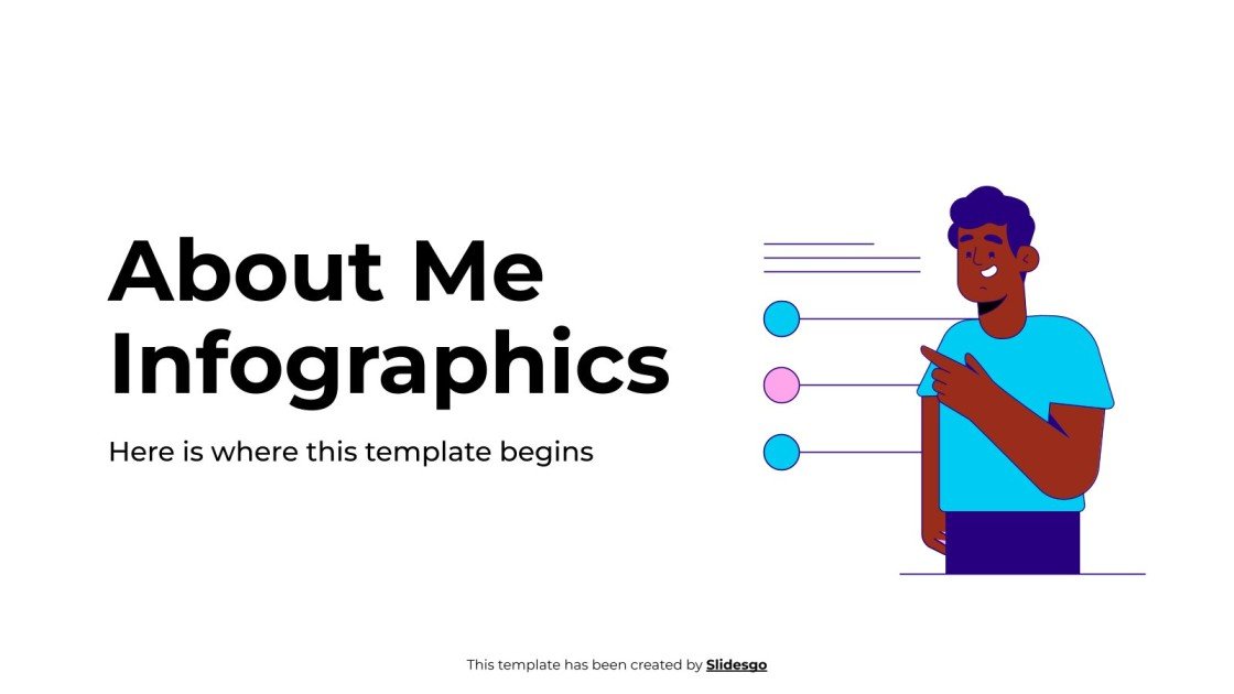 About Me Infographics Template