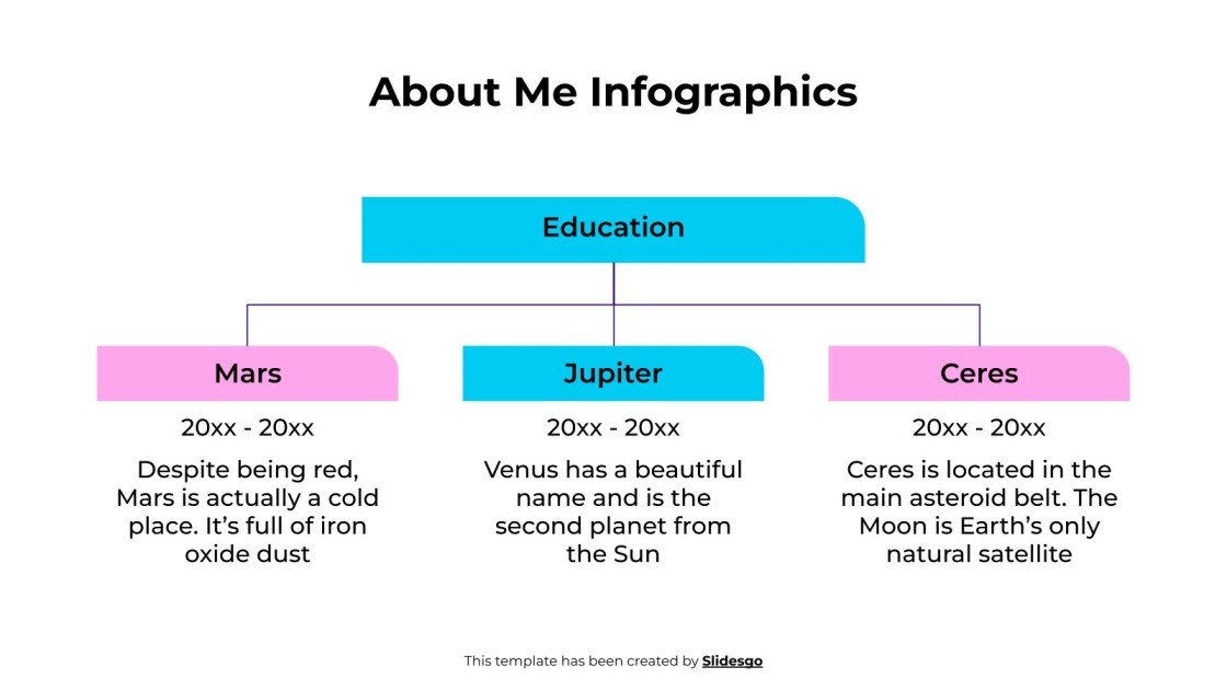 About Me Infographics Template