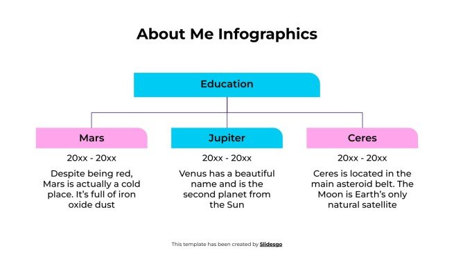About Me Infographics Template