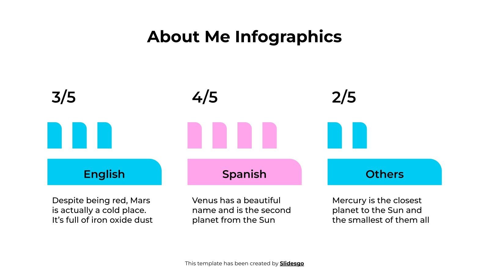 About Me Infographics Template
