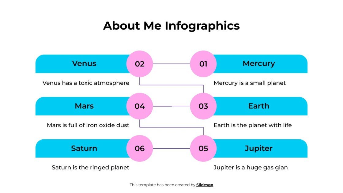 About Me Infographics Template