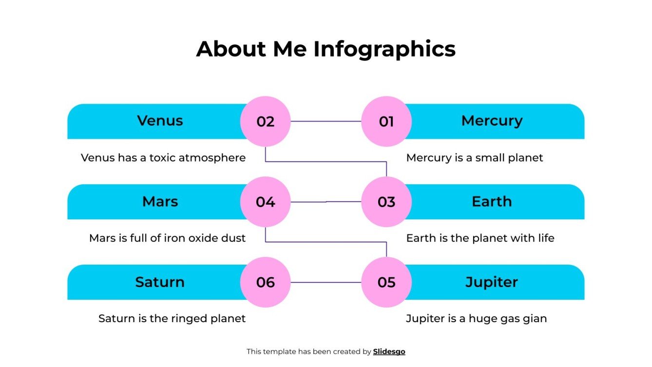 About Me Infographics Template