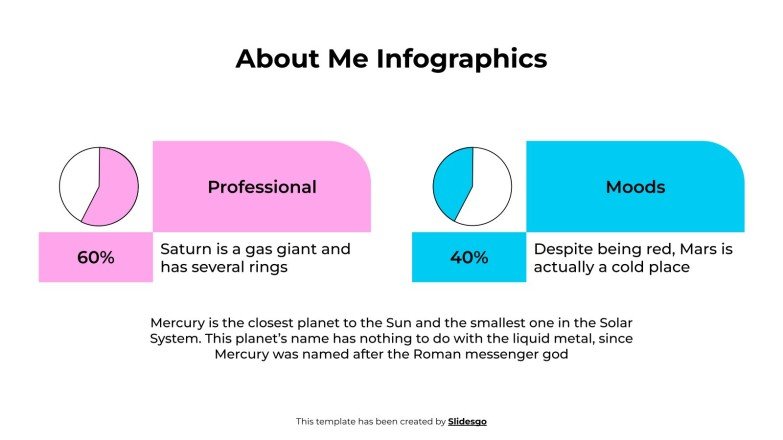 About Me Infographics Template