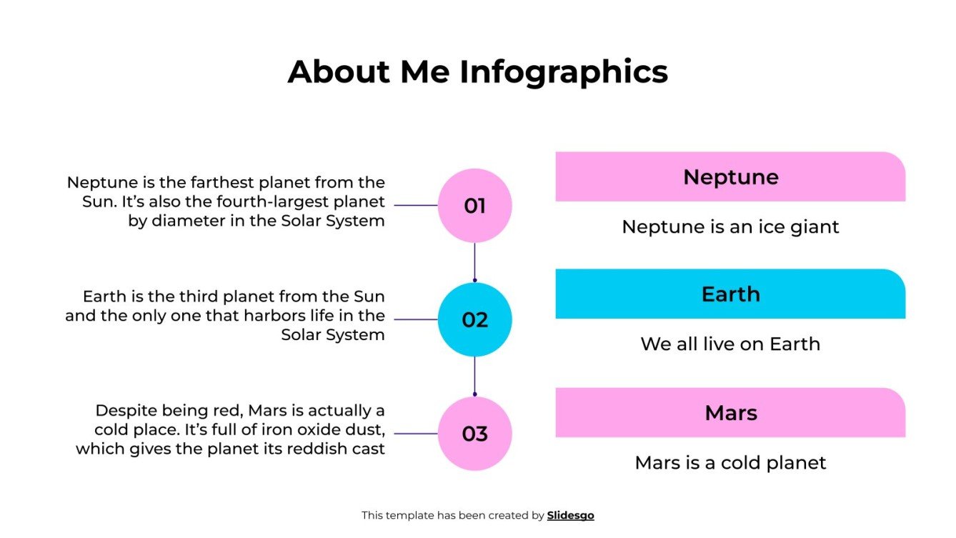 About Me Infographics Template