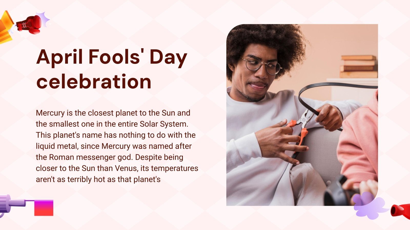 Fun High School Activities for April Fools' Day Presentation
