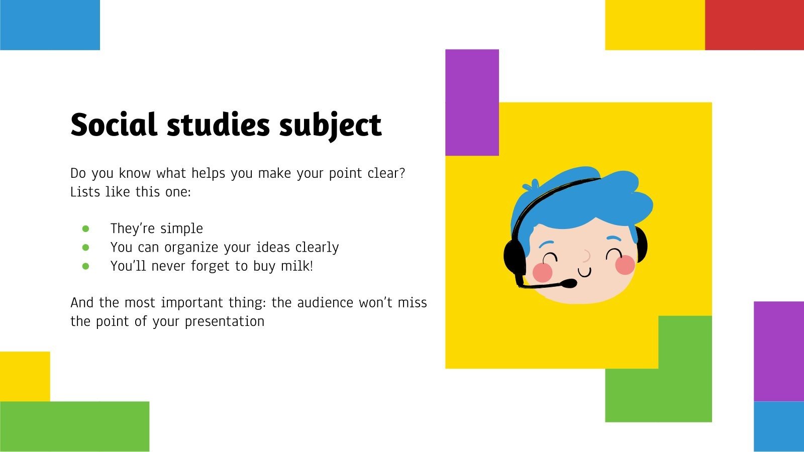 Social Studies Subject for Pre-K: Who Am I? | Google Slides