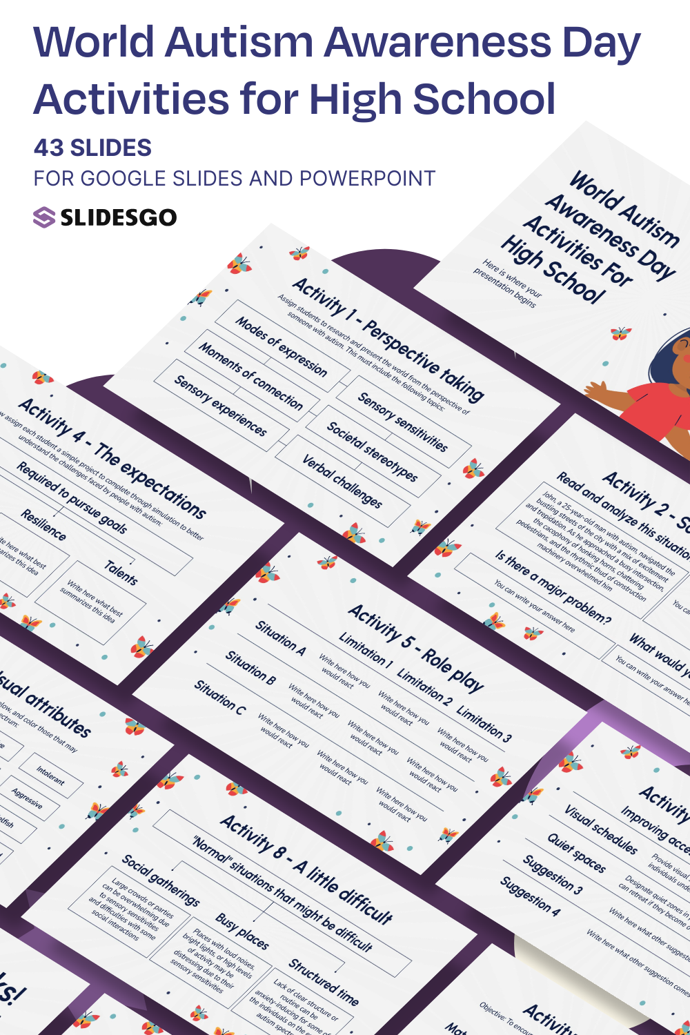 World Autism Awareness Day Activities for High School